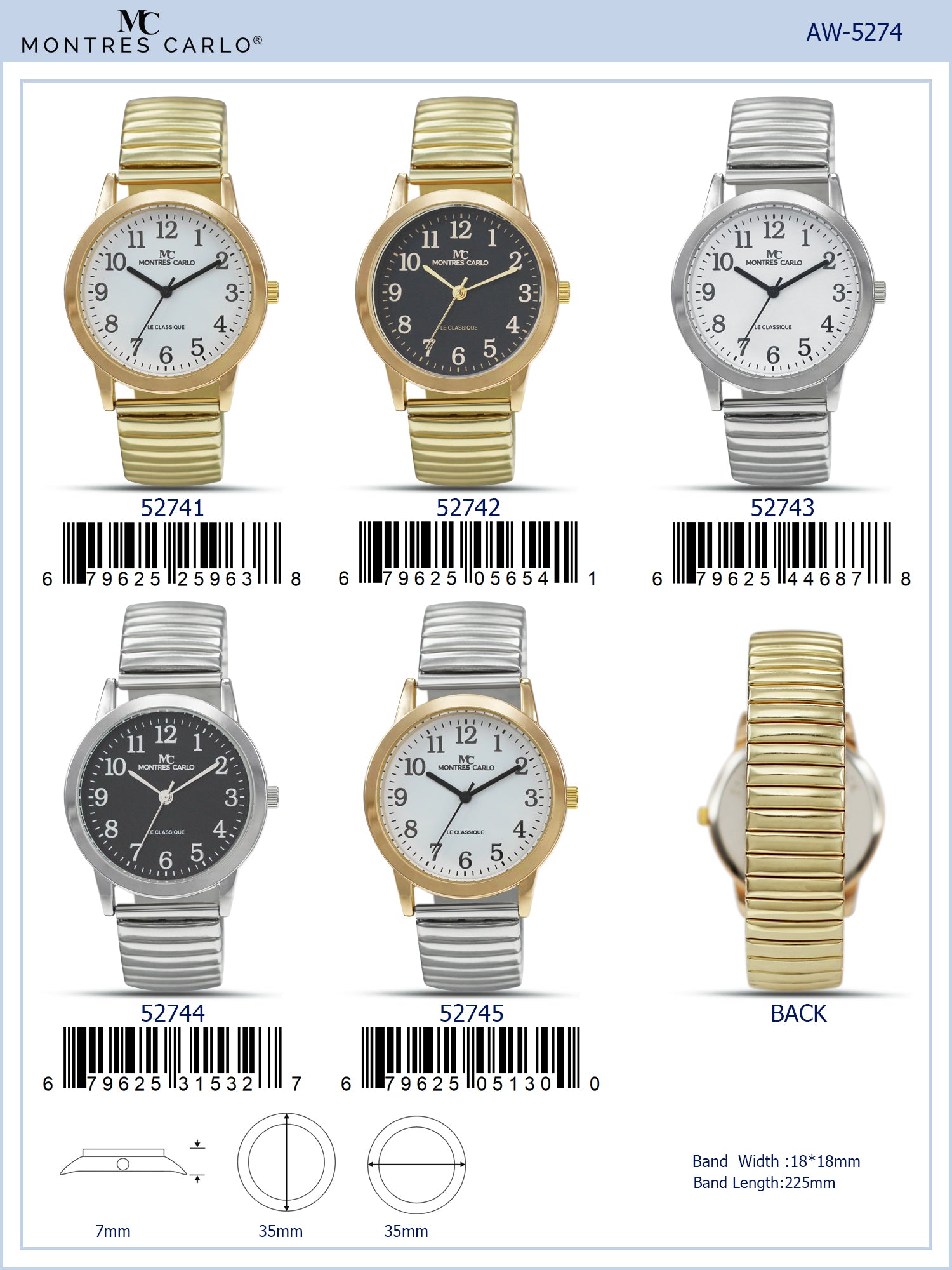 5274 - Flex Band Watch – AkzanWholesale